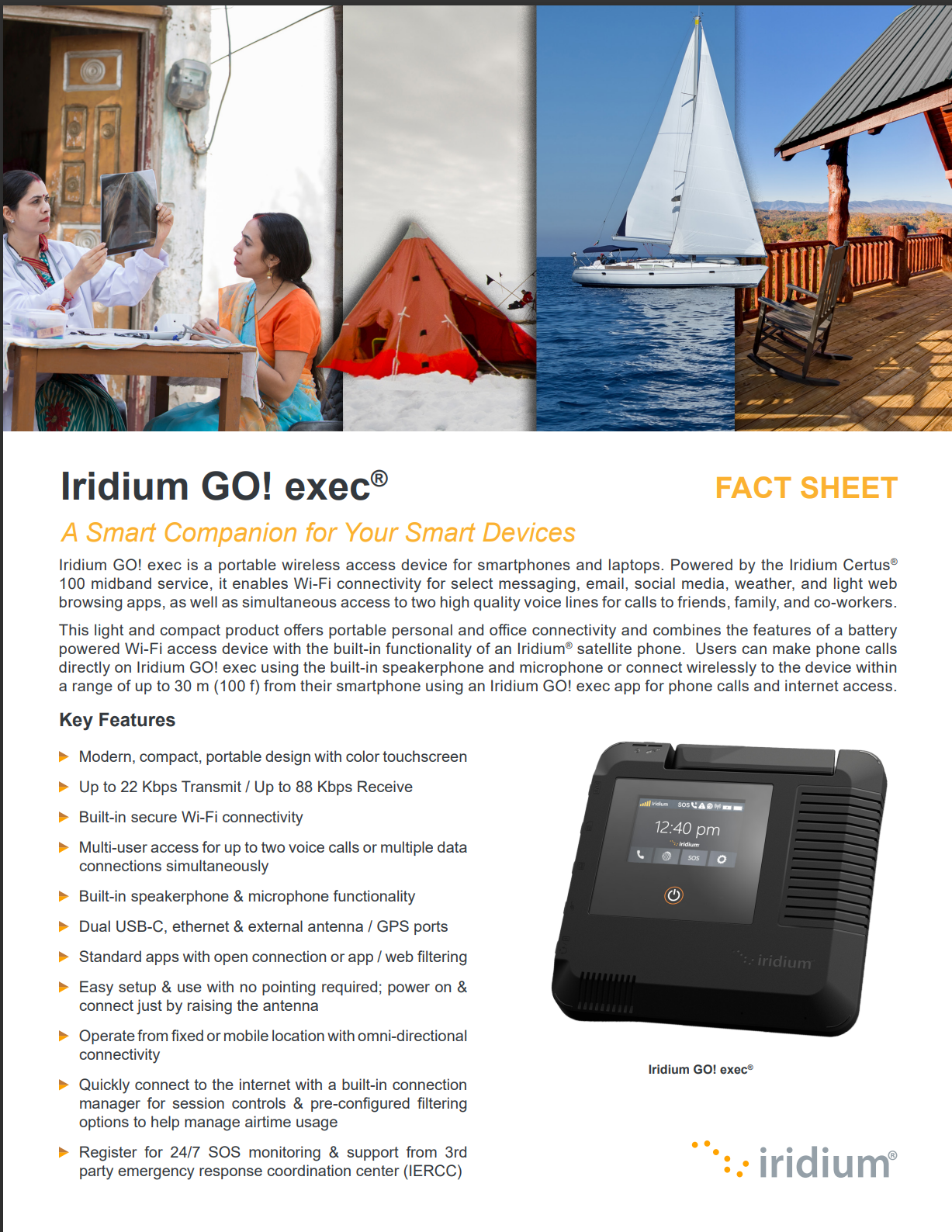 Iridium GO! exec® - Beam Communications